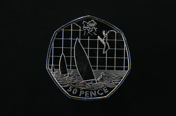 Sailing depicted on new 50p piece | The Daily Sail